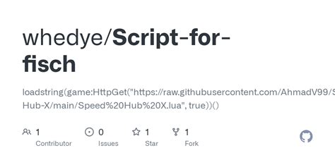 GitHub Whedye Script For Fisch Loadstring Game HttpGet Https Raw