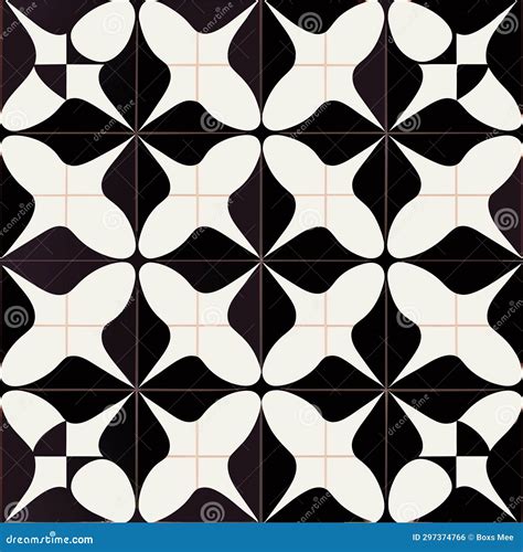 Seamless Repeatable Abstract Geometric Pattern Vector Art Canvas AI Generated Stock Vector