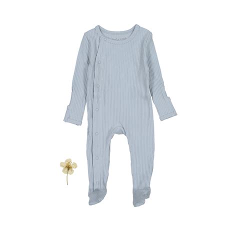 The Snap Romper Blue Lovely Littles