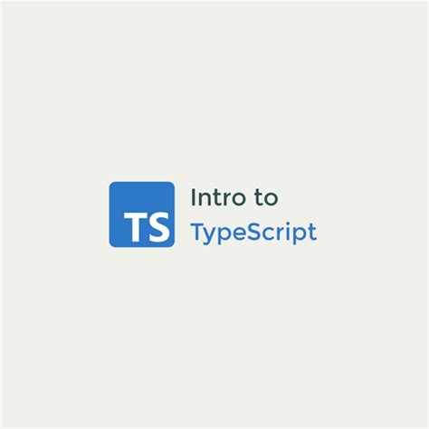 Intro To Typescript Course