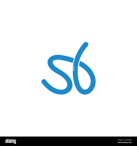 Letter Sb Loop Motion Logo Vector Stock Vector Image And Art Alamy