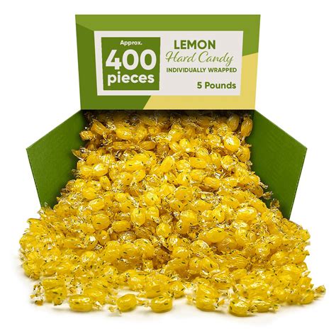 Lemon Drops Hard Candy Individually Wrapped 5 Pounds