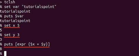 Tclsh Command In Linux
