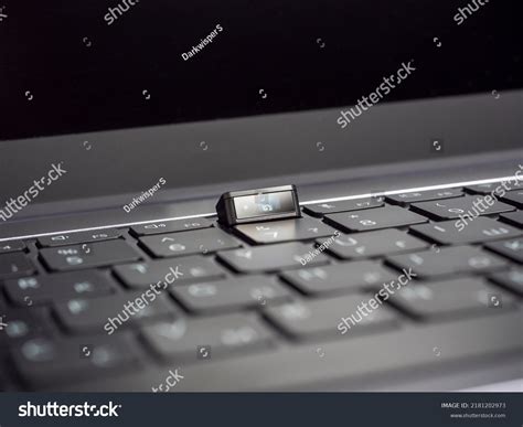 Closeup Laptop Camera Built Into Keyboard Stock Photo Shutterstock