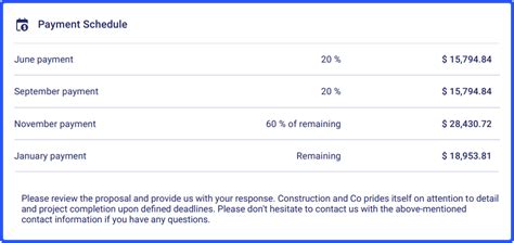 How To Create Payment Schedules In Proposals