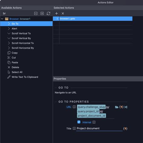 Adding A Browser Goto Route Generates Incorrect Value Sometimes Bugs Wappler Community