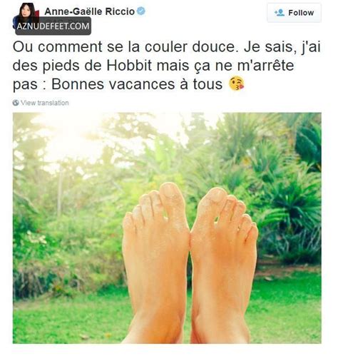 Anne GaËlle Riccio Feet Aznudefeet