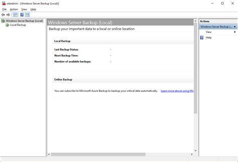 Windows Server 2016 — настройка Windows Server Backup Internet