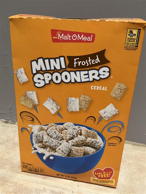 These Off Brand Frosted Mini Wheats Are Called “mini Frosted Spooners” What Are Spooners R