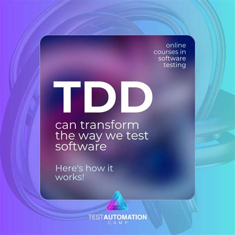 test automation camp on linkedin qualitycode tdd softwaretesting