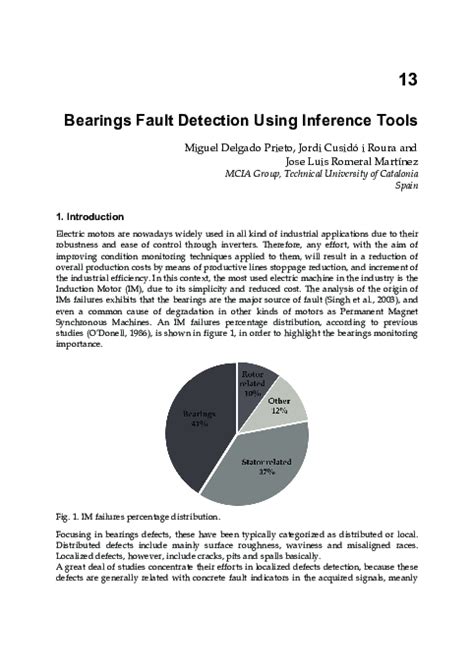 Pdf Bearings Fault Detection Using Inference Tools