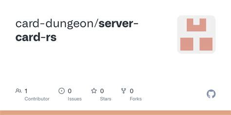 Github Card Dungeonserver Card Rs