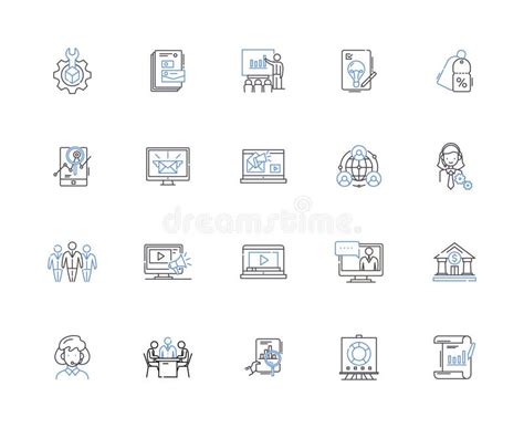 Product Management Outline Icons Collection Product Management