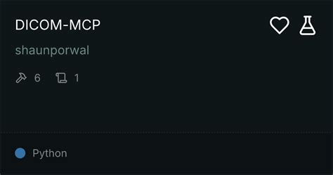 Schema Dicom Mcp Glama