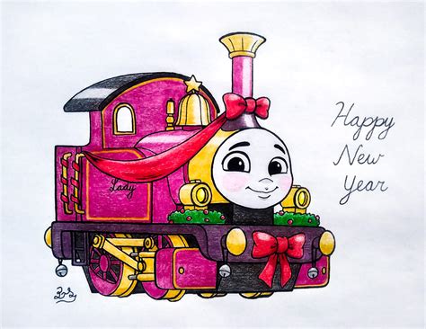 Lady The Magical Engine Happy New Year By Pillothestar On Deviantart