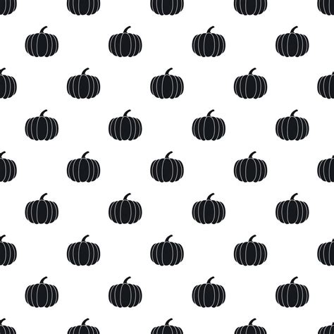 Pumpkin Pattern Simple Style 15237130 Vector Art At Vecteezy