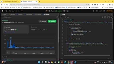 Priyanshu Raj On Linkedin Leetcode Nqueens Backtracking Problemsolving Codingjourney Dsa