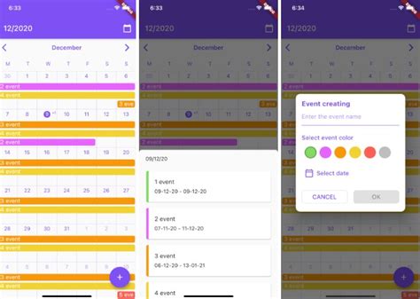 Calendar Flutter Awesome