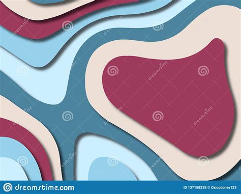 3d Abstract Background With Paper Cut Shapes Abstract Paper Carve Template Background For Book