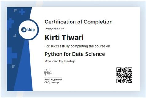 Kirti Tiwari On Linkedin Learning Python Unstop Datascience Django