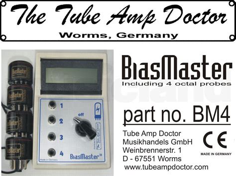 Tad Bias Master System Octal 4 Adaptors Tad Biasmaster Musicland Gr