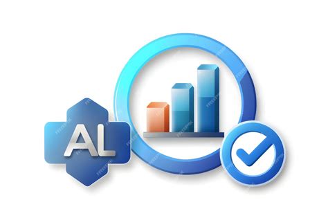 3d Ai Data Analysis And Quality Improvement Icons Perfect For Vector Designs Premium Ai