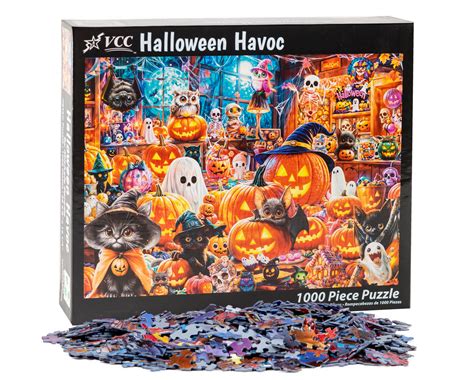 Halloween Havoc Jigsaw Puzzle 1000 Pc Vermont Christmas Company