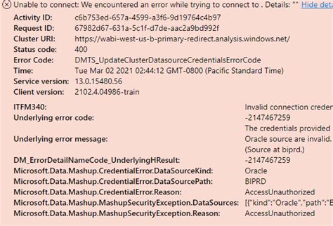 Solved Cant Add Oracle Data Source To On Premise Gateway Microsoft