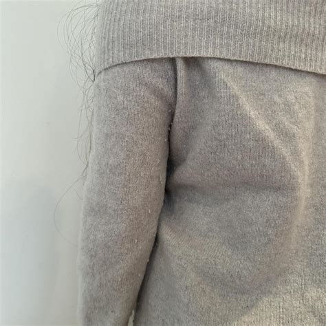 Brandy Melville Wool Gray Off The Shoulder Sweater Depop