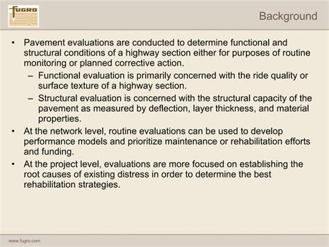Risk Based Pavement Structural Evaluation And Rehabilitation Design Ppt