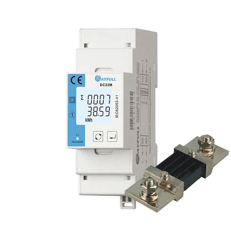 Rayfull Dc22m Single Phase Meter Dc Meter Ev Charger Kwh Measurement Rs485 Modbus Meter Dc Volt
