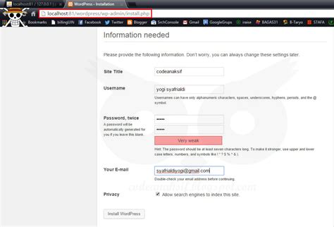 Tutorial Cara Install Wordpress Di Localhost Mudah Dan Cepat Baca Coding
