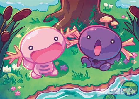 Wooper And Paldean Wooper Pokemon Drawn By Shlubbyart Danbooru