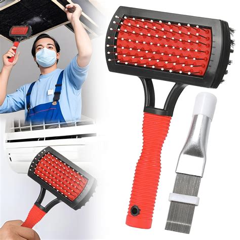 Coil Cleaner Brush For Ac，double Sided Air Conditioner Coil Cleaning Brush，air Conditioner Fin