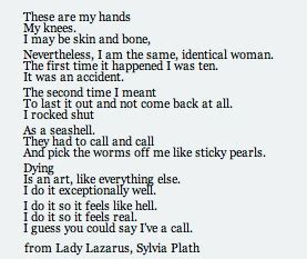 Lady Lazarus By Sylvia Plath