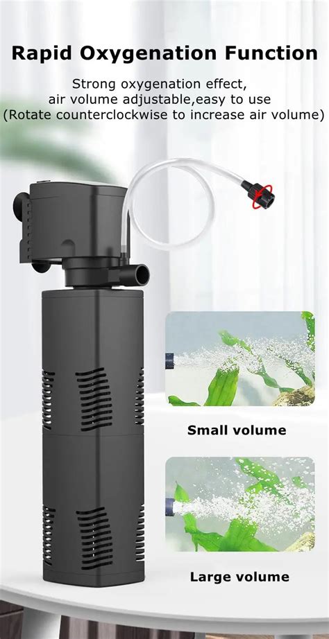 Sunsun Jp 014f 내부 수족관 물고기 탱크 필터 여과 펌프