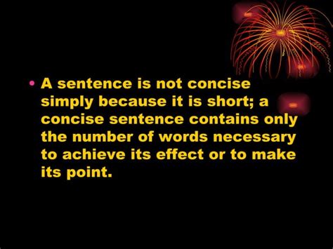 Writing Concise Sentences