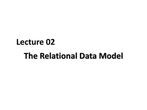 Ppt Lecture 02 Powerpoint Presentation Free Download Id9559258