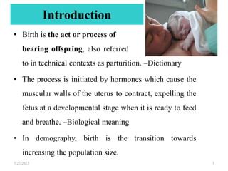 Birth In Demography PPT