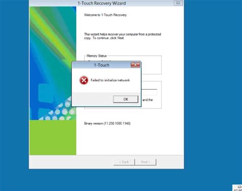 Boot Failed To Initialize Network Connection