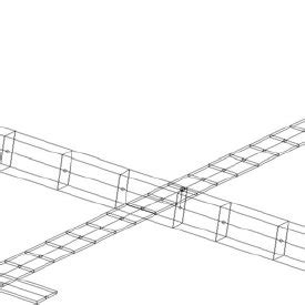 General 3 D View Of Finite Element Mesh Of The Aircraft Test Structure
