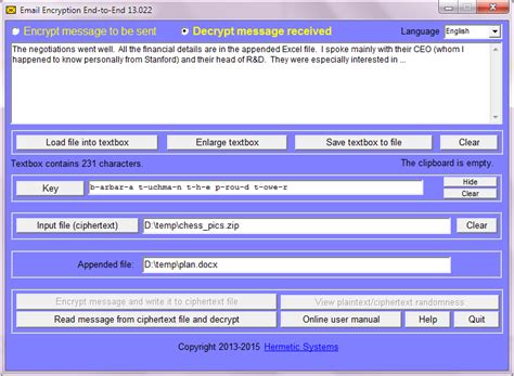 A Practical Example Of The Use Of Email Encryption End To End