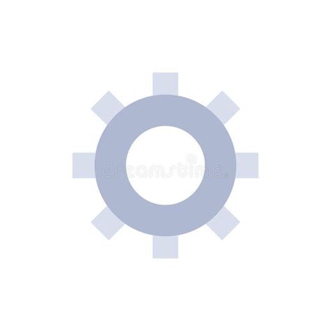 Cogs Gear Setting Flat Color Icon Vector Icon Banner Template Stock