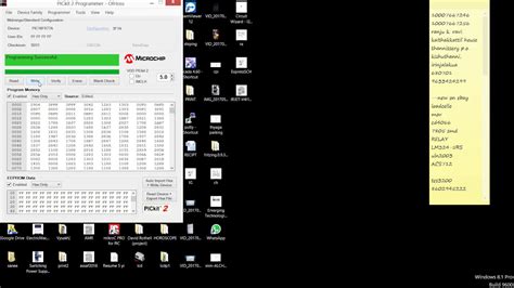 Programming Pic Microcontroller Here Pic16f877a Used Using Pickit 2 Software Youtube
