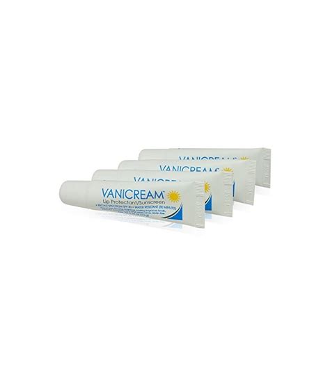 4 Pack Value Set Vanicream Lip Protectant Tube