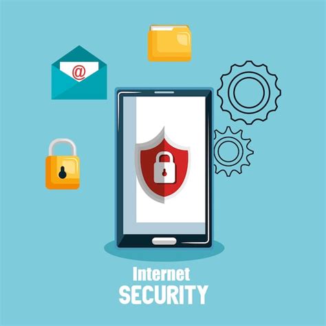 Premium Vector Internet Security Concept Flat Icons