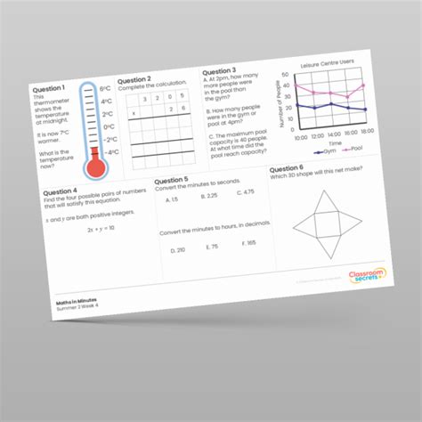 Year 6 Summer 2 Week 4 Rapid Arithmetic Resource Classroom Secrets