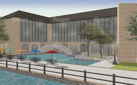 Create 3d Sketchup For Your Webtoon Comic Background By Qrearupa Fiverr