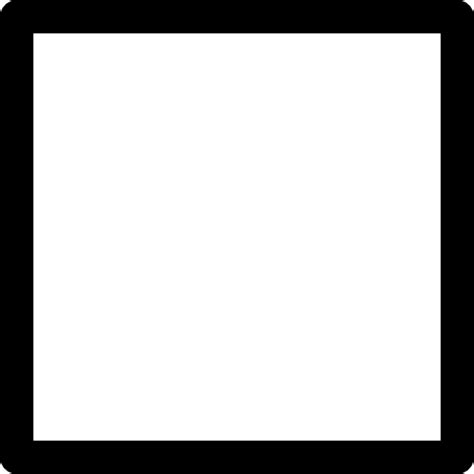 Empty Checkbox Symbol