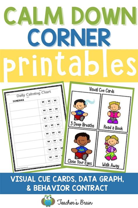 Calm Down Corner Printables Printable Word Searches